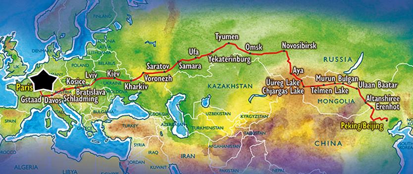 Live Tracking, from Peking to Paris - Peking to Paris